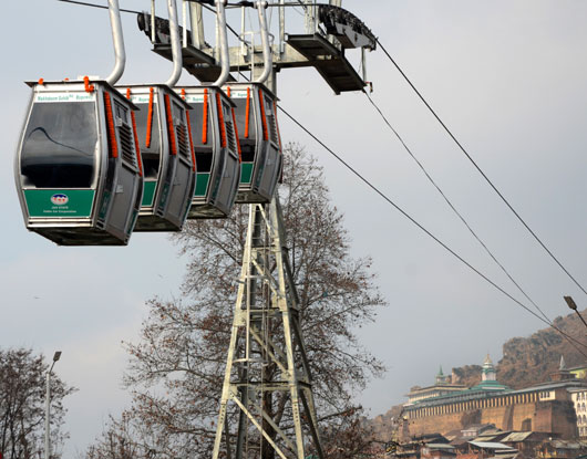 Kashmir gets its dream Makhdoom Sahib (RA) shrine ropeway | Business ...