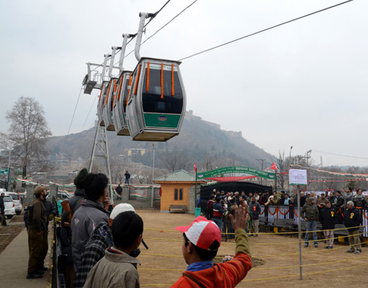 Kashmir gets its dream Makhdoom Sahib (RA) shrine ropeway | Business ...