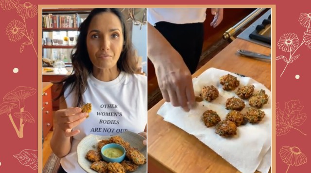 Padma Lakshmi makes ‘dairy-free appetiser pakodas’ with virtual ...