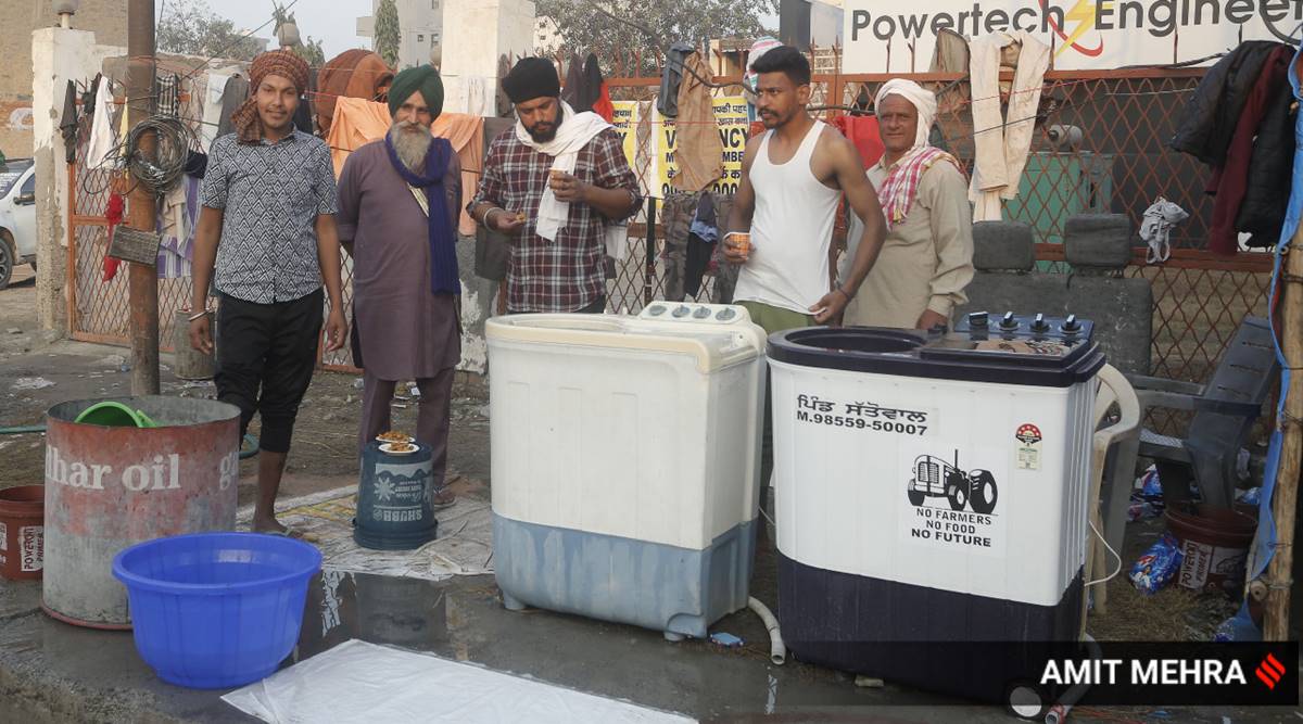 Protest site draws ‘sewa’ — medicine stalls, laundry service, temple ...