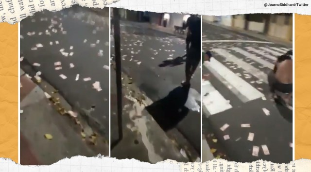 Viral video: Explosives and bullets fly in ‘Money Heist’ style bank ...