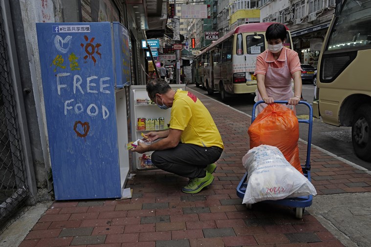 ‘Glimmers of hope’: Hong Kong street refrigerator provides free food to ...