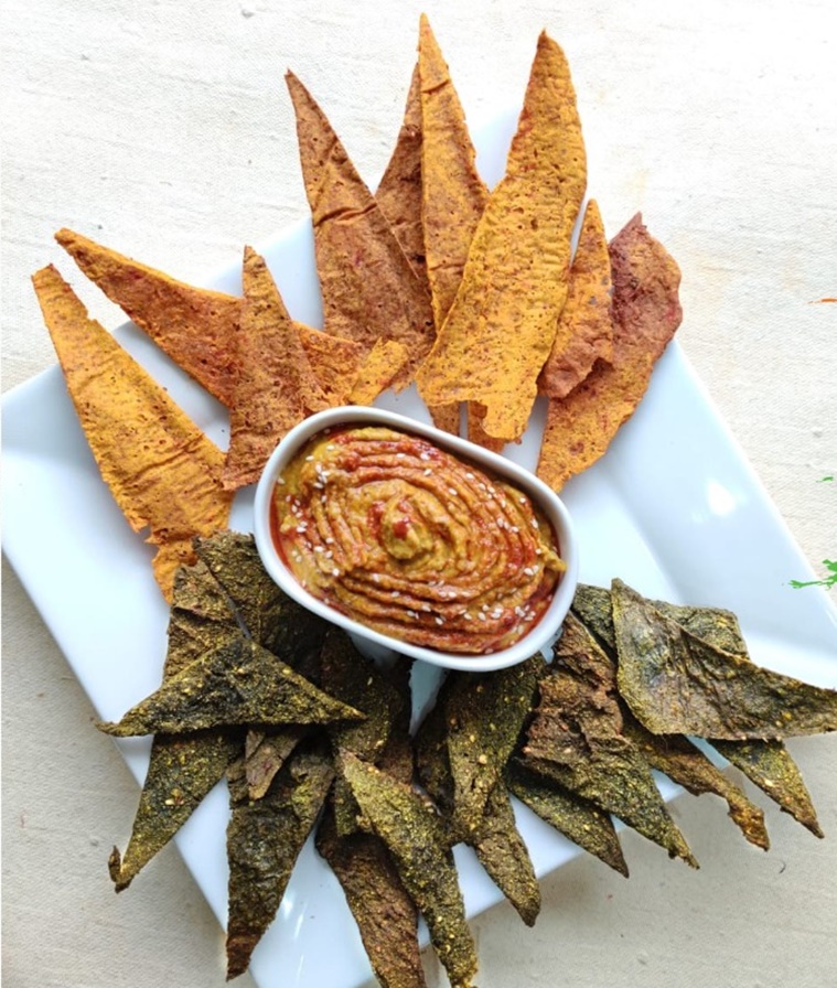 Add tricolour to your millets with bathua and raw turmeric crackers ...