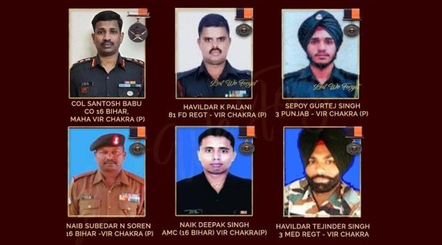 Gallantry awards for all 20 soldiers killed in Galwan Valley clash | India News - The Indian Express