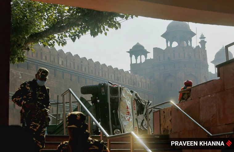 Damaged cameras, ransacked offices: Red Fort a day after mob vandalism ...