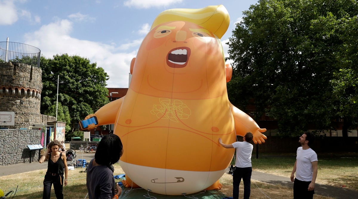 Trump baby protest blimp enters Museum of London collection | World ...