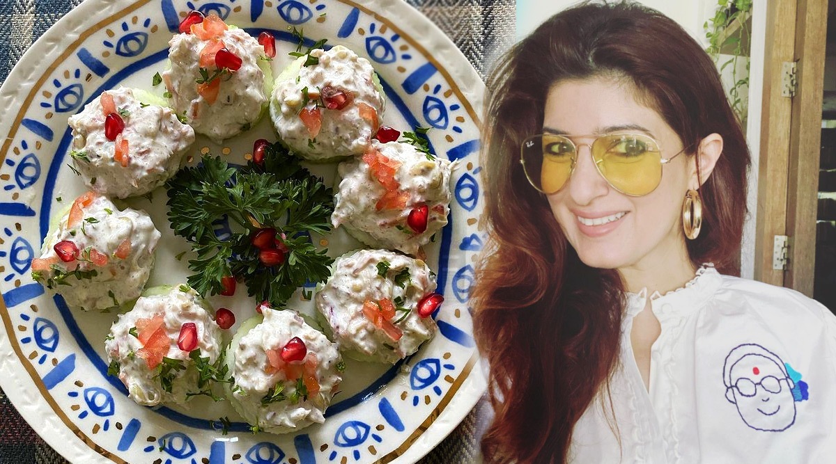 Twinkle Khanna makes healthy sev puri with cucumber slices; would you ...