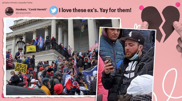 Ex-girlfriend turns suspected Capitol rioter over to FBI after he sends ...