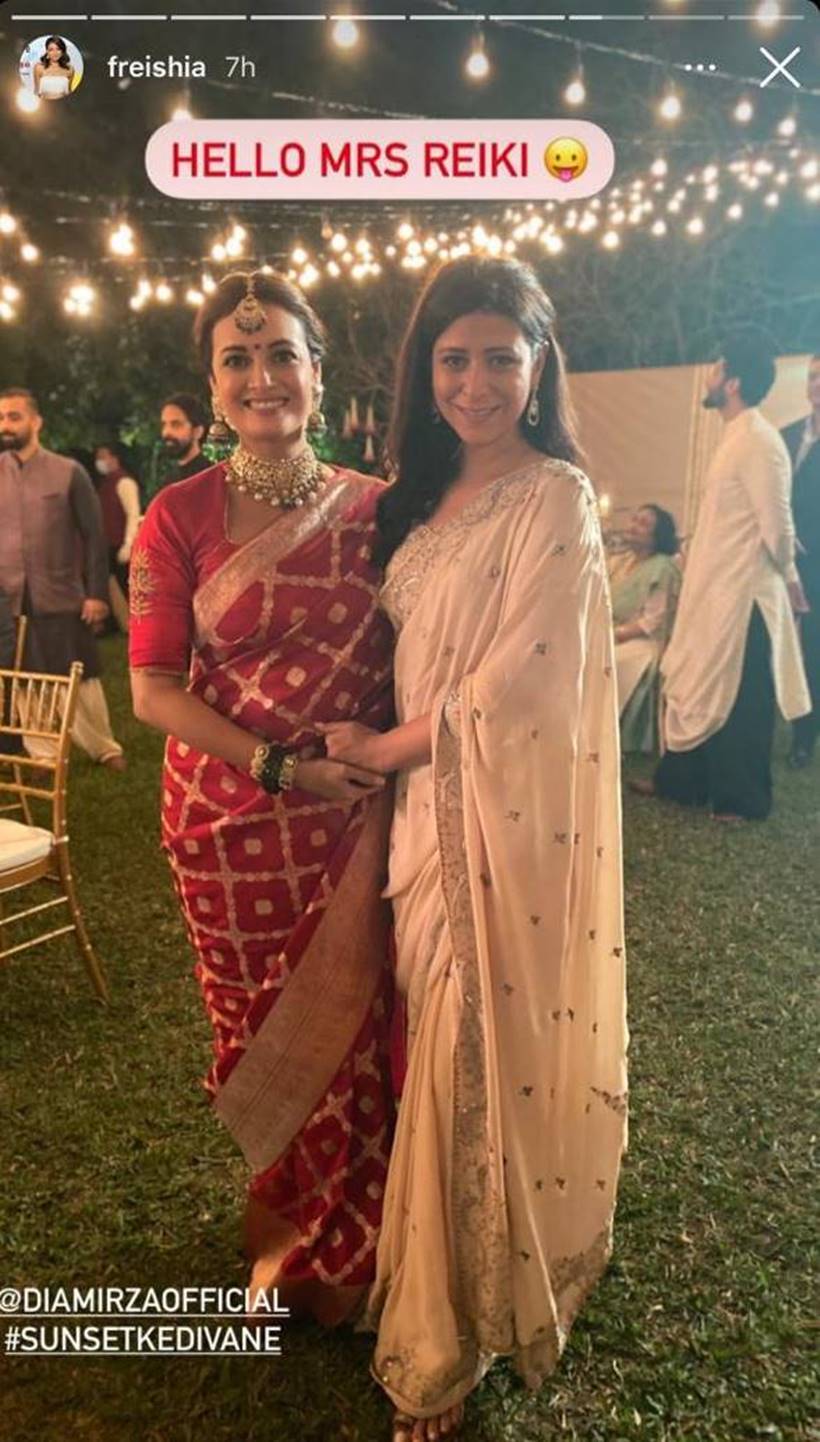 Dia Mirza ties the knot with Vaibhav Rekhi in dreamy ceremony, see all ...