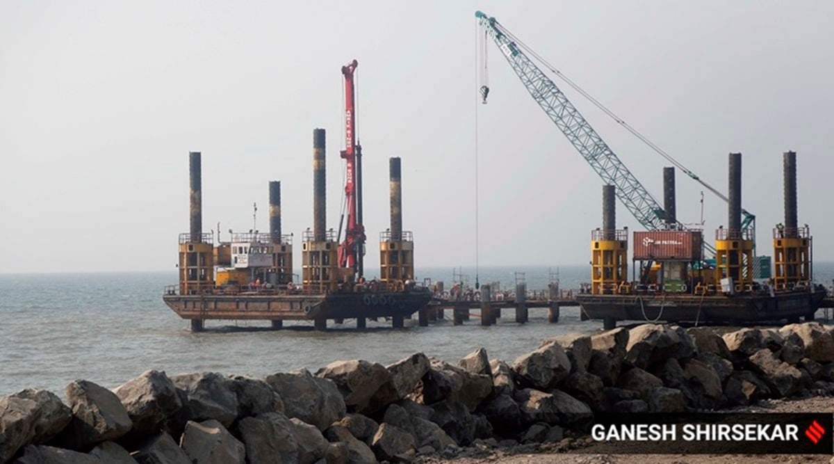 Unseen pics: Inside construction site of Mumbai’s Coastal Road project ...