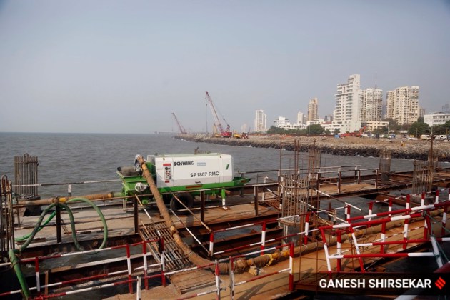 Unseen pics: Inside construction site of Mumbai’s Coastal Road project ...