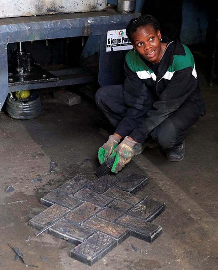 Here is how this Kenyan factory is recycling plastic waste into bricks ...