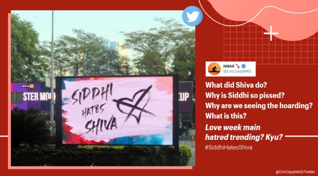 ‘Siddhi Hates Shiva’ banners go viral during Valentine Week, Twitter ...