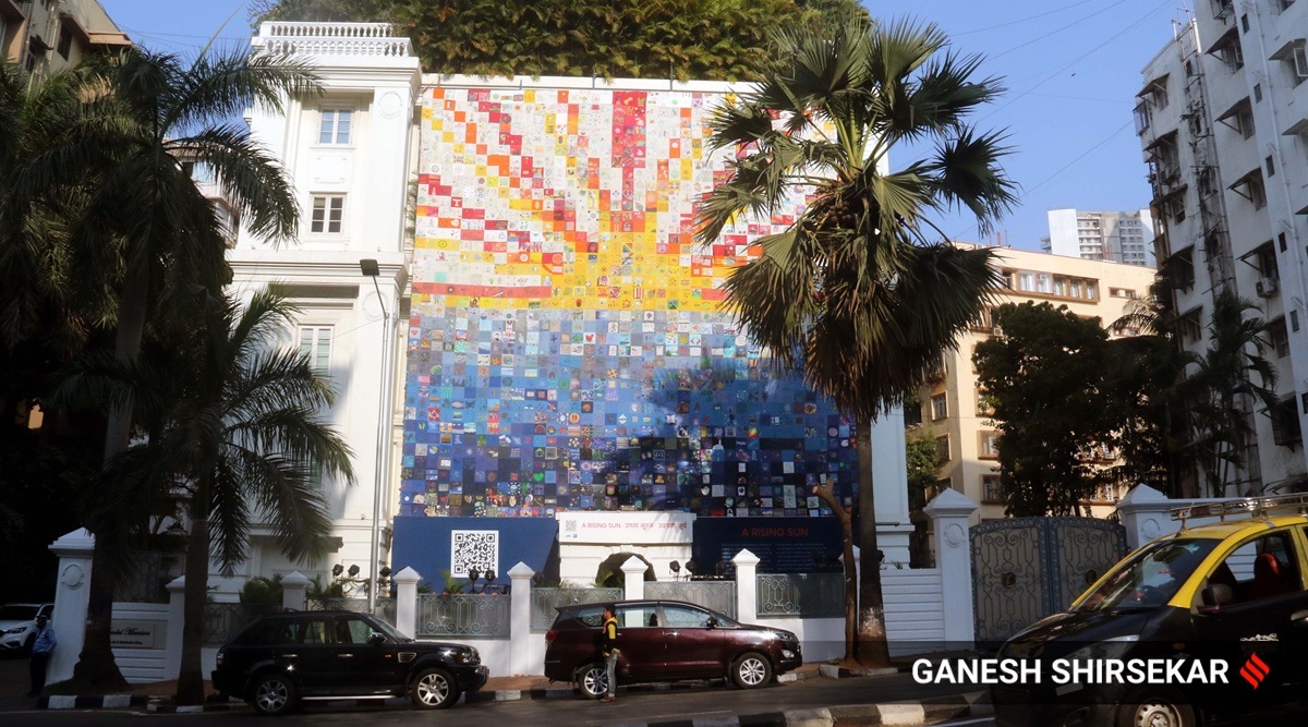 Unique Corona Quilt art installation documents pandemic experiences of ...