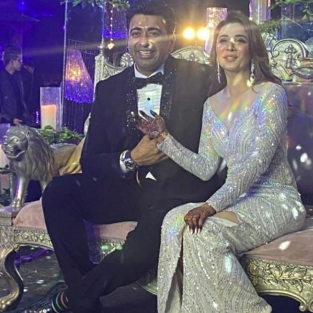 Hansika Motwani brother wedding photos TV actor Muskaan Nancy