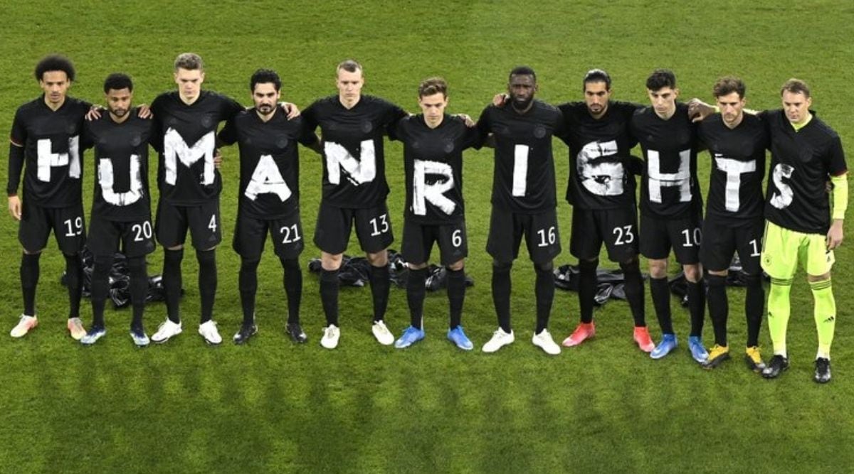 Germany wear ‘human rights’ shirts after Norway’s protest | Football ...
