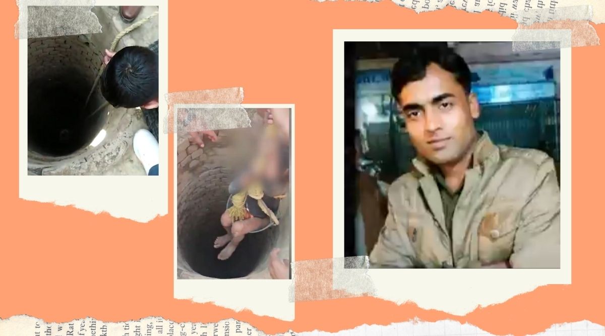 UP police constable rescues kidnapped girl from 30 feet deep well ...