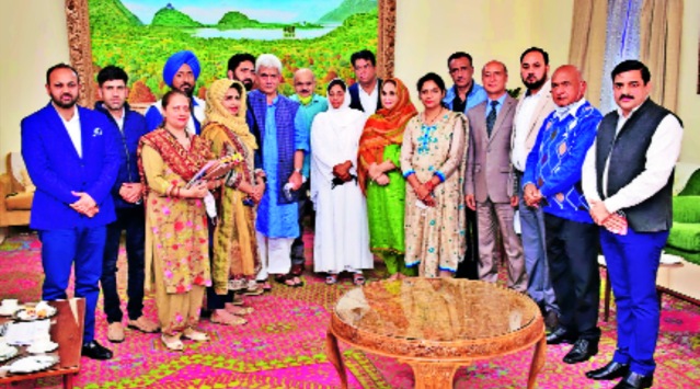 J&K L-G meets DDC members, assures to look into demands | India News ...