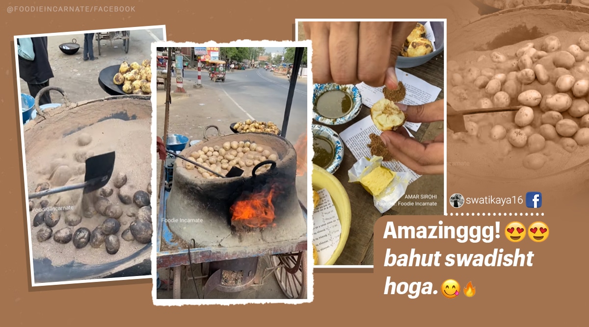 ‘Aloo in baloo’: UP street vendor roasts potatoes in sand, intrigues ...