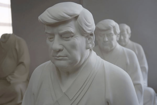 ‘Be at peace’: Chinese sculptor makes pint-sized statues of Trump with ...