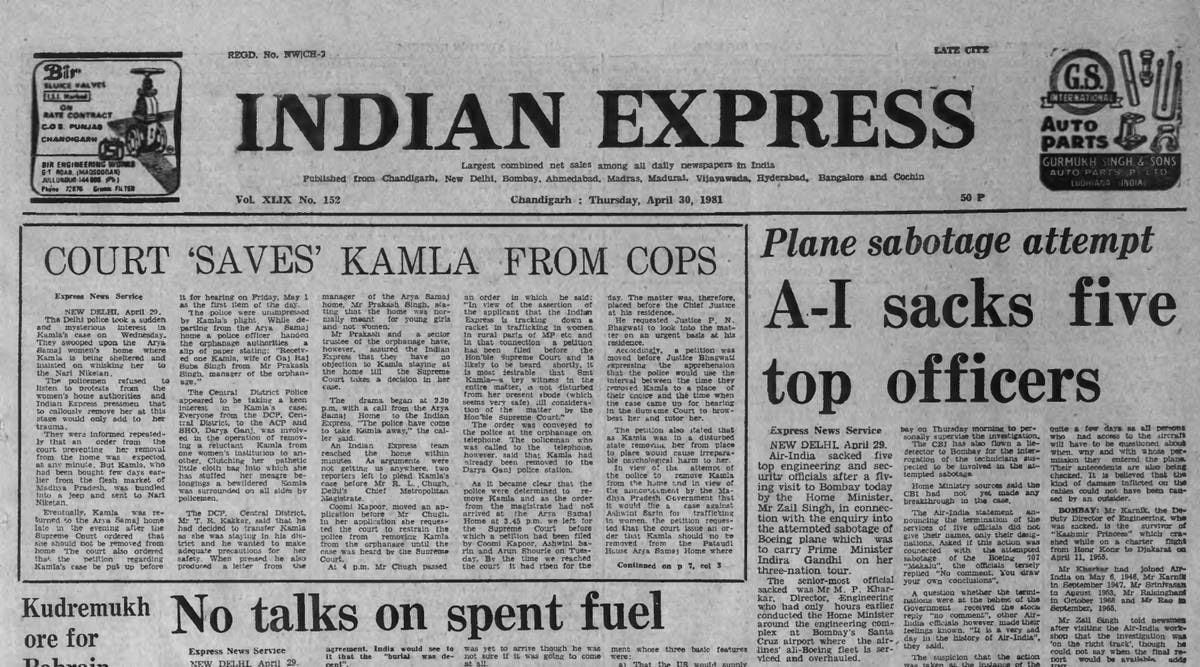 April 30, 1981, Forty Years Ago: Air India Sabotage | The Indian Express