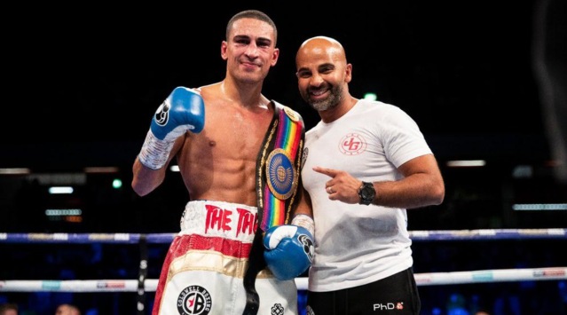 Jordan Gill and Dave Coldwell: British boxer and trainer flying the ...