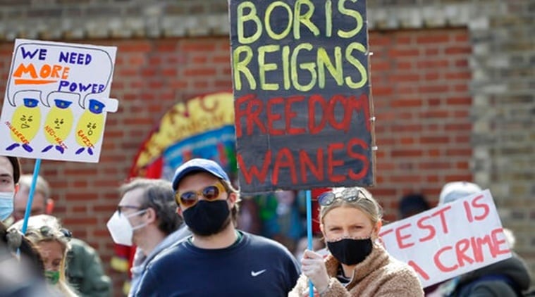 Rallies planned across Britain against new protest law that gives ...