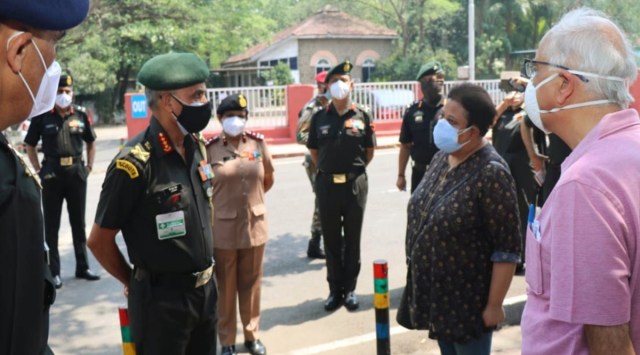 Southern Army Commander reviews dedicated Covid facility at Old Command ...