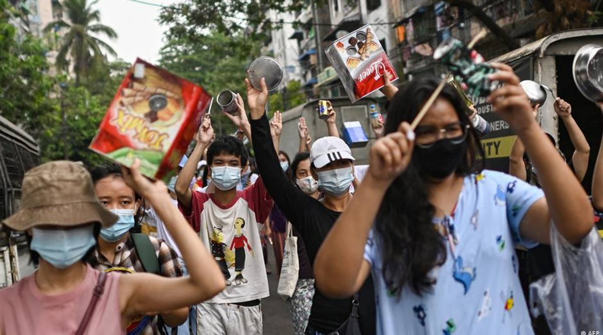 The battle for Myanmar plays out on Twitter, TikTok and Telegram ...