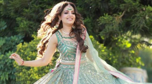 Bride-to-be Sugandha Mishra looks pretty during mehendi ceremony ...