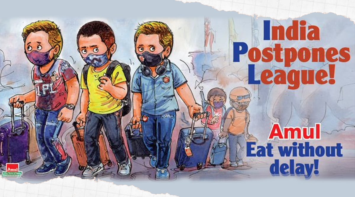 ‘Indian Postponed League’: Amul’s latest topical on IPL suspension is a ...