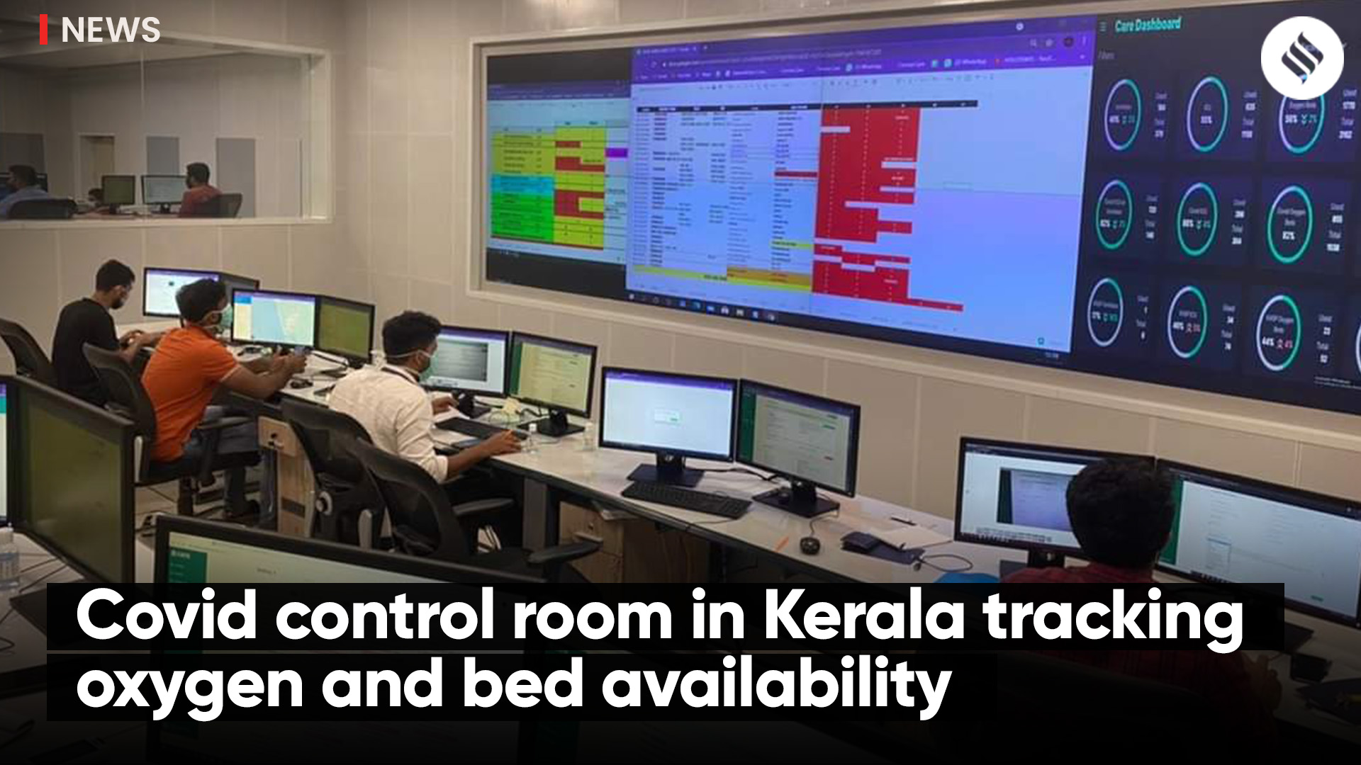 Covid control room in kerala tracking oxygen and bed availability-The ...