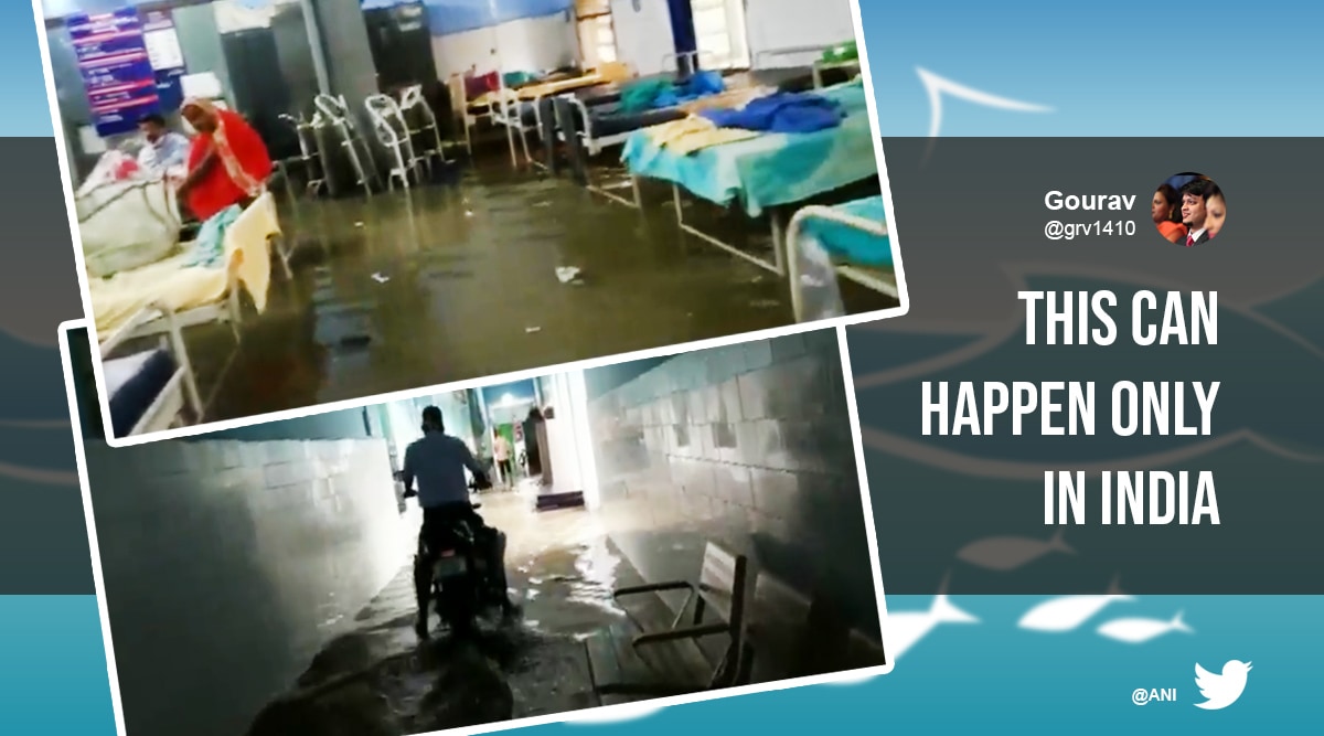 Watch Bihar Hospital Inundated After Heavy Rain Lashes Region