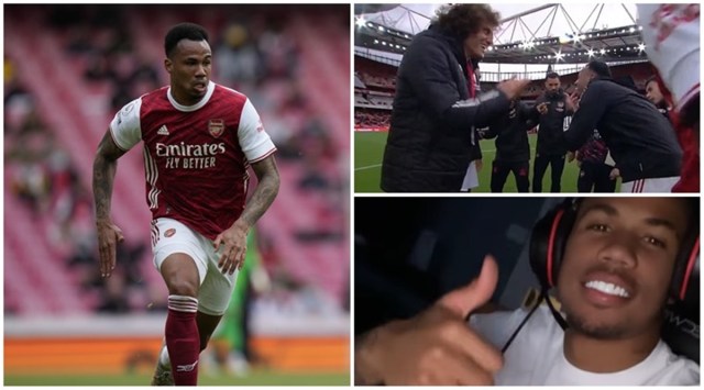 Watch: Arsenal’s Gabriel loses tooth amid David Luiz farewell ...