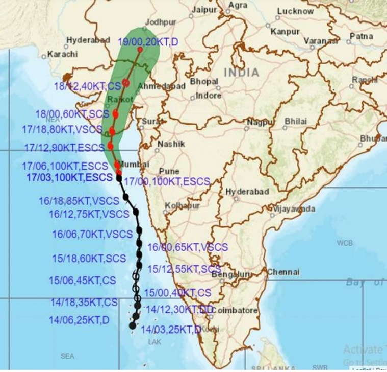 Cyclone to hit Gujarat in less than 7 hours; rainfall intensity to ...