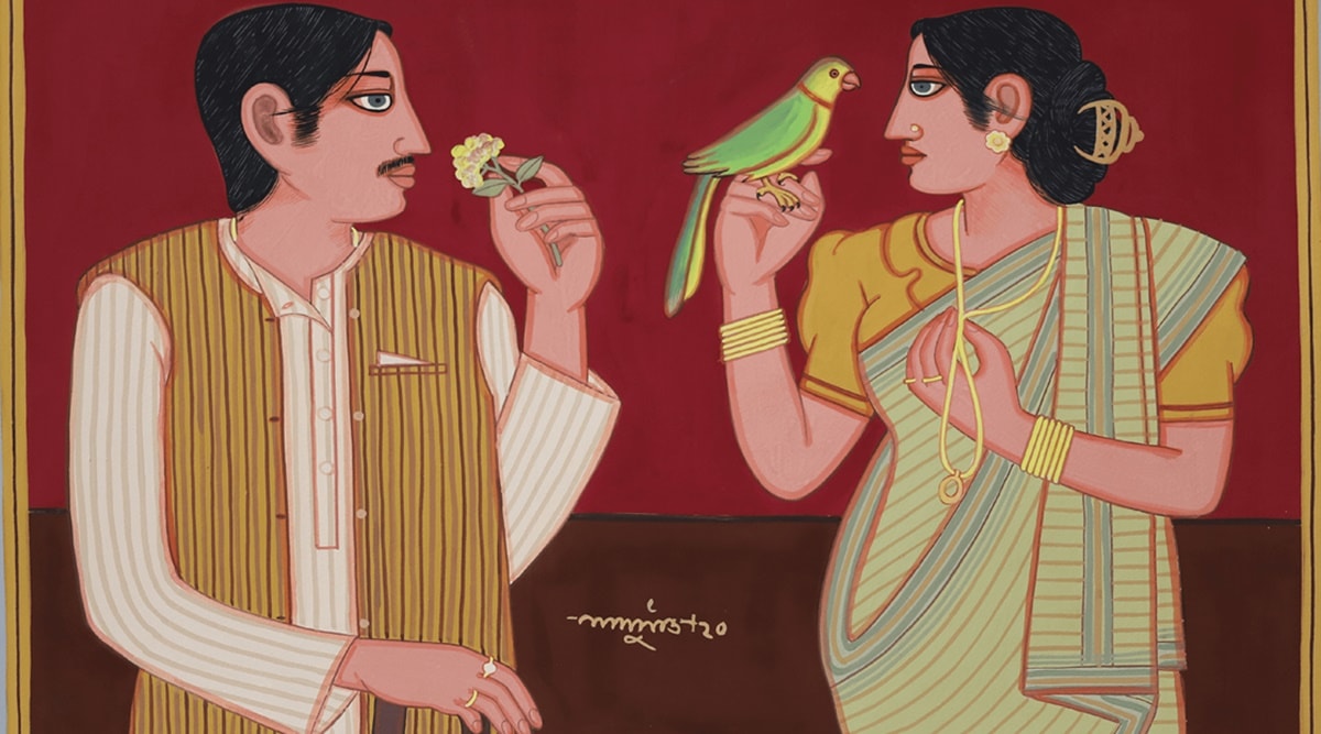 Exhibition features modern Indian artist Lalu Prasad Shaw’s works with ...