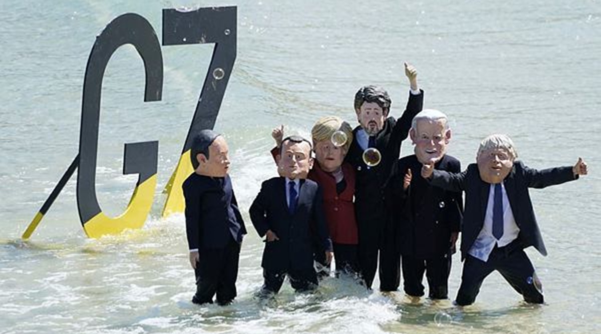 Of discussions and protests: G7 leaders meet amid demonstrations ...