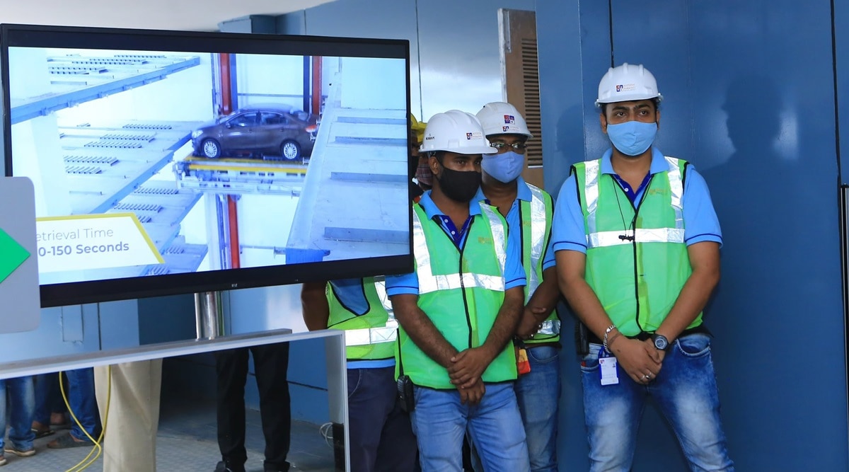 Mumbai gets first multi-level robotic shuttle parking system | Mumbai news