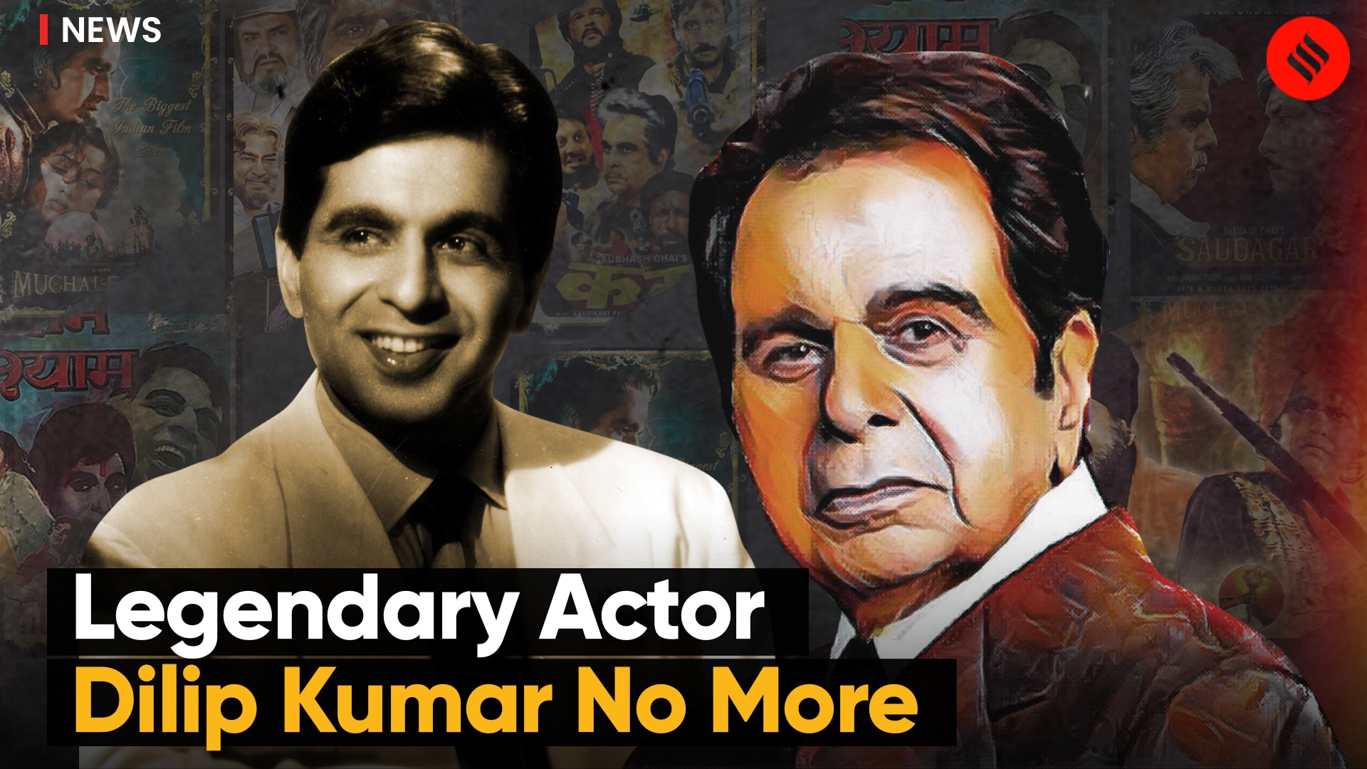 Dilip kumar popularly known as the tragedy king of bollywood passed ...