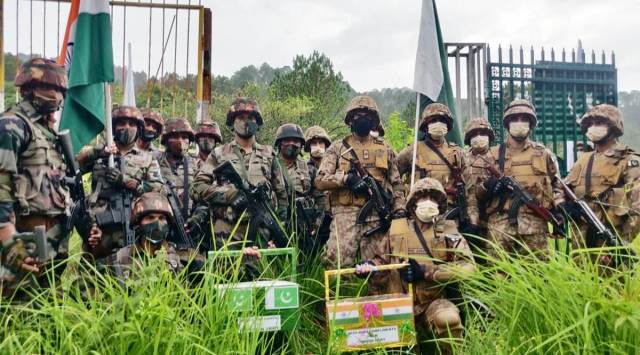 Eid on LoC: Indian and Pakistani Army officials exchange sweets ...