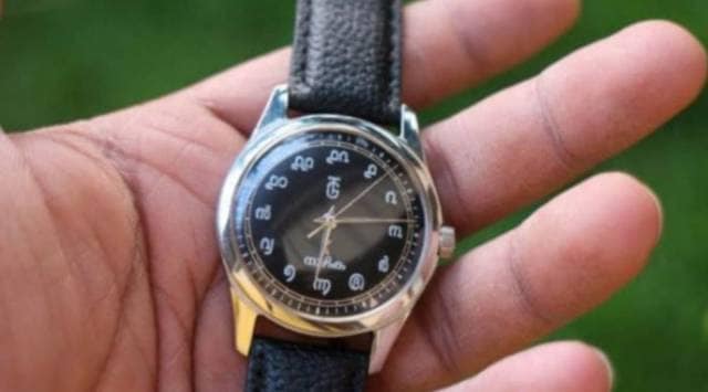 From Kerala, a watch named Nazhika featuring a Malayalam numerical ...