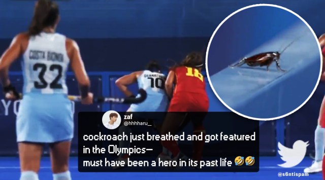 Tokyo Olympics: Cameraman records cockroach during women’s hockey game ...