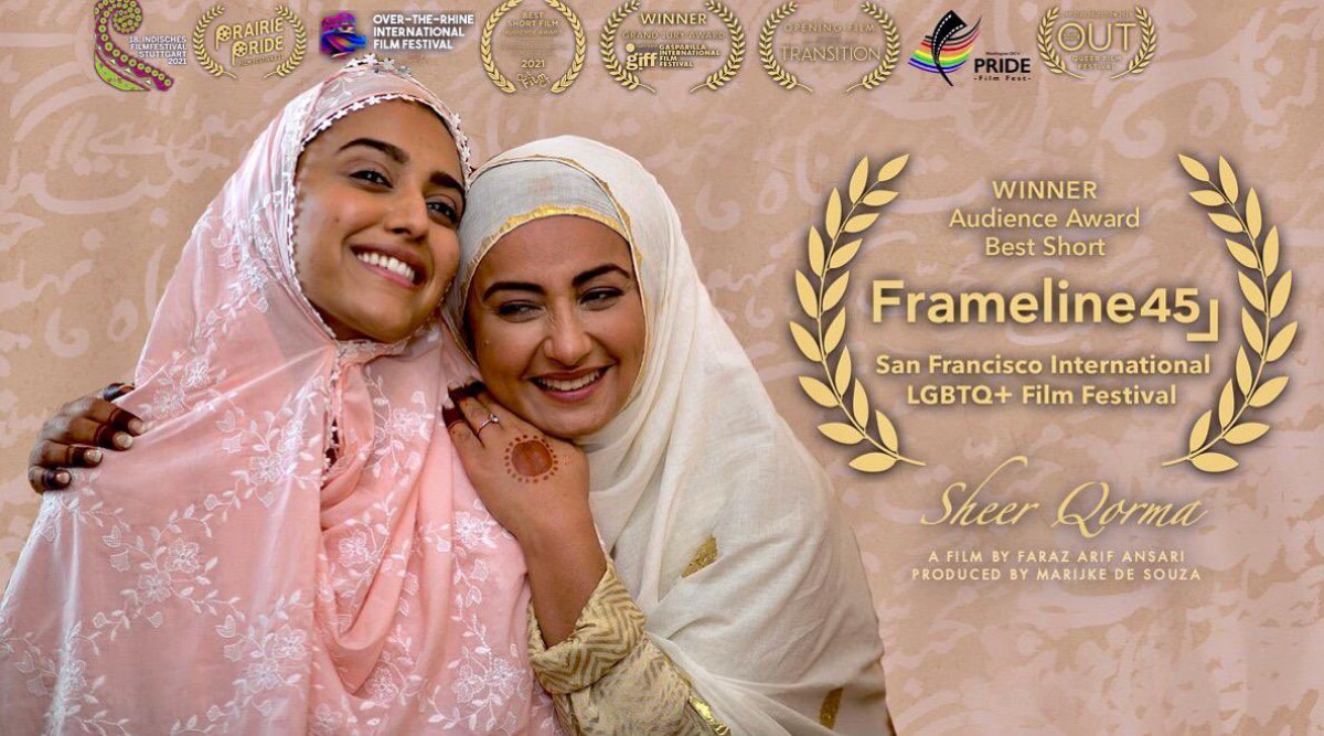 Swara Bhasker-Divya Dutta film Sheer Qorma wins at Frameline Fest ...