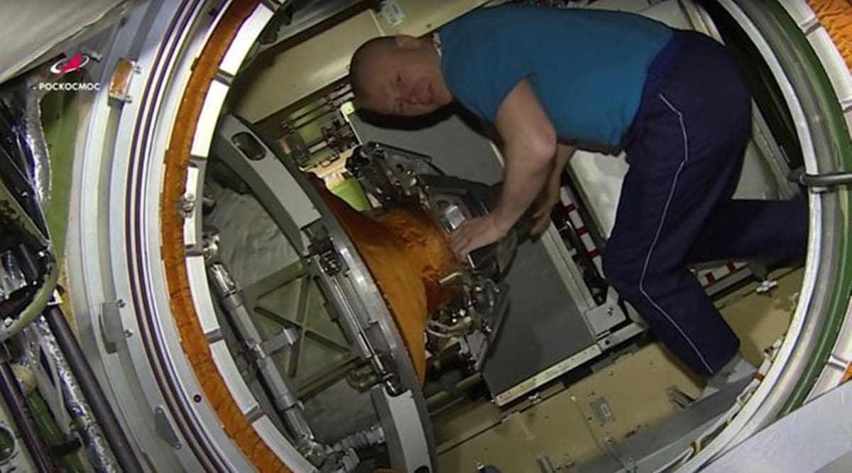 Russian cosmonauts give video tour of module that jolted space station ...
