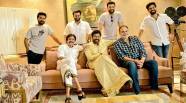 Chiranjeevi Ram Charan Pawan Kalyan Pose In Epic Konidela Family