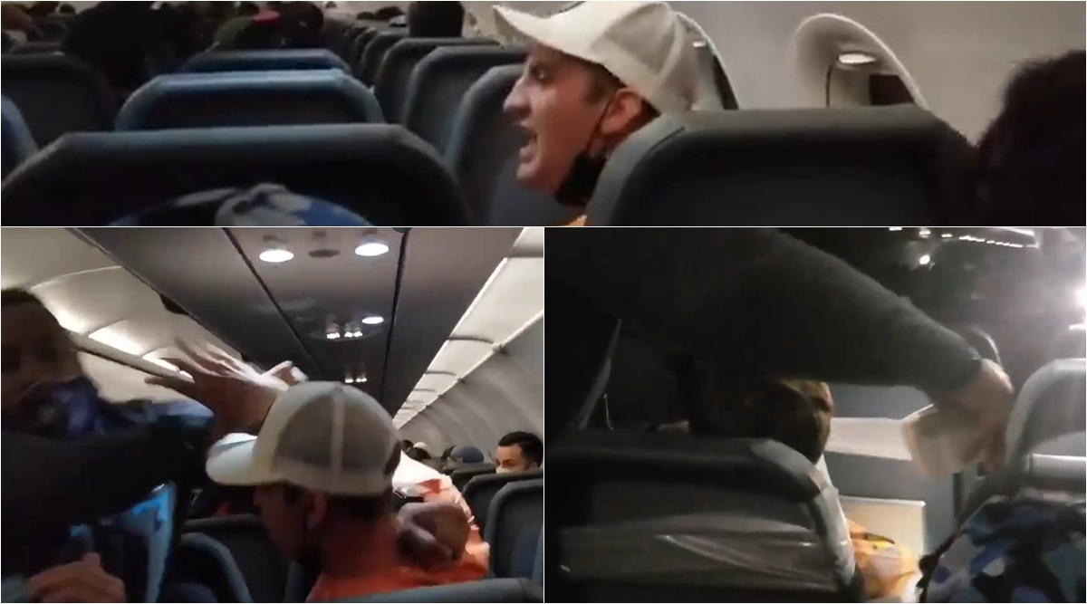 Watch: Drunk Passenger duct-taped after misbehaving with passengers and ...