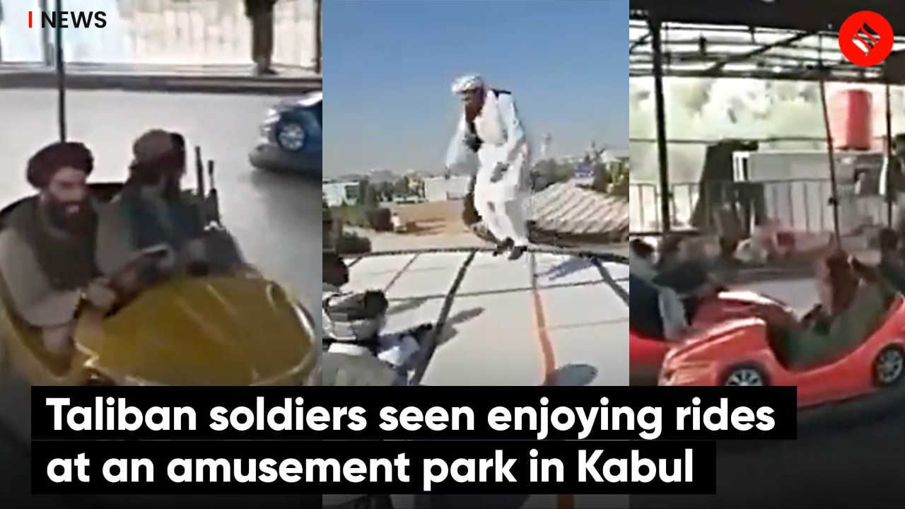 Taliban soldiers seen enjoying rides at an amusement park in kabul-The ...
