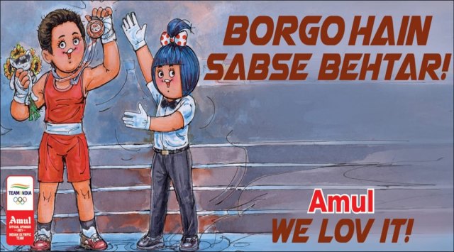 Amul celebrates women’s power at Tokyo Games, lauds Lovlina Borgohain ...