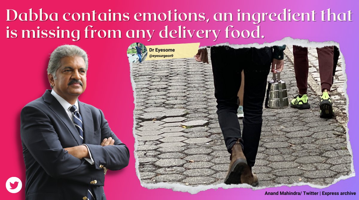 ‘A dabba service in US?’: Anand Mahindra spots woman carrying steel ...
