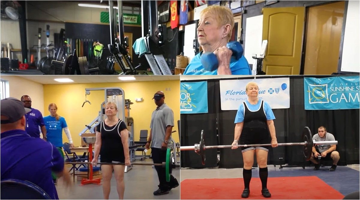 To mark 100th birthday, Florida woman lifts weights, becomes world’s ...